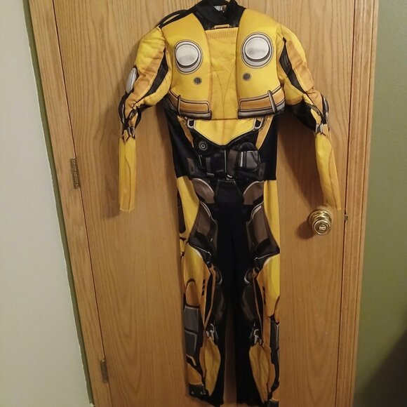 Costumes | Discounted Vg Condition Bumblebee Costume W Mask Arm Weapon ...